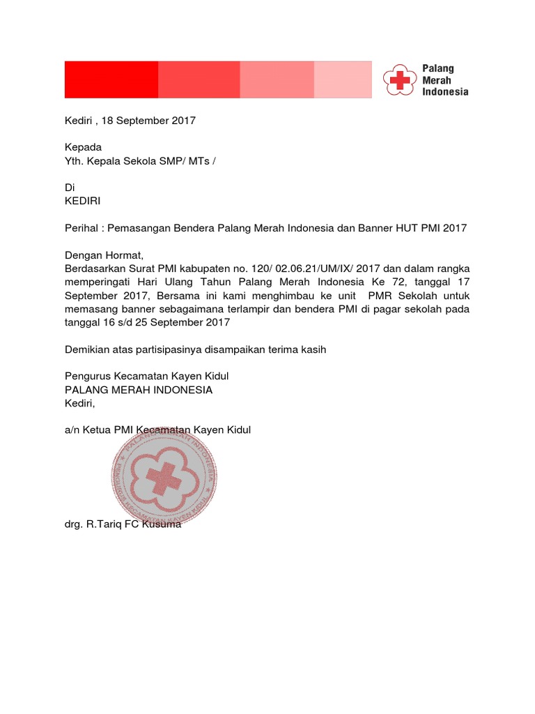 Surat PMI | PDF