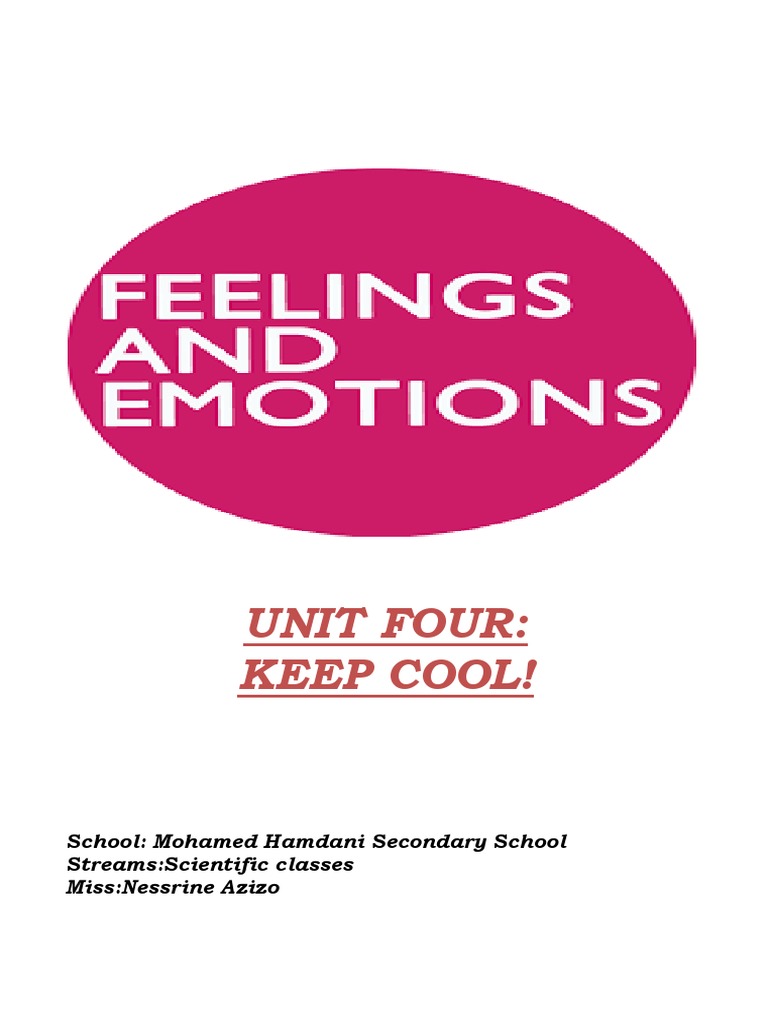 Feelings and Emotions Detailed Lesson Plans | PDF | Extraversion And Introversion | Feeling
