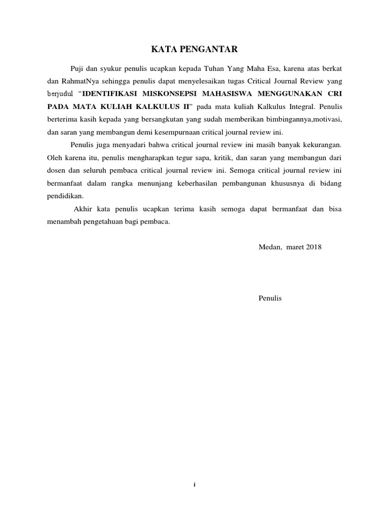 Kata Pengantar CJR | PDF