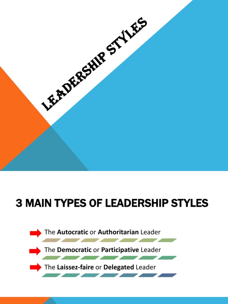 Leaderships Styles Powerpoint | Servant Leadership | Leadership