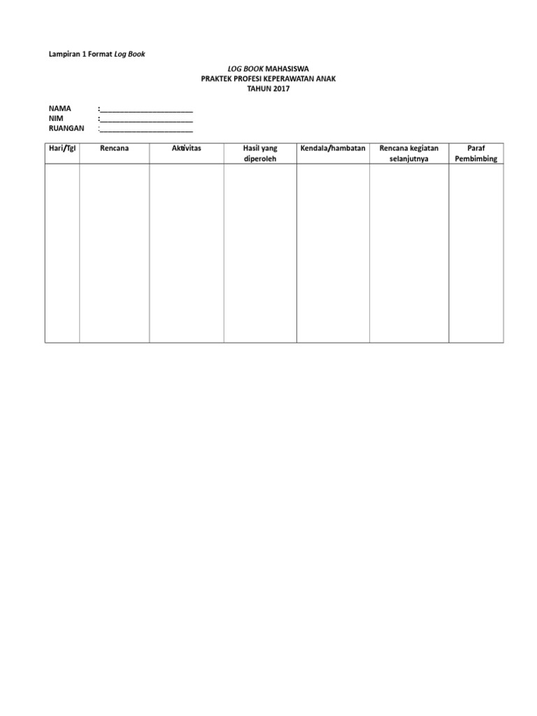Log Book | PDF