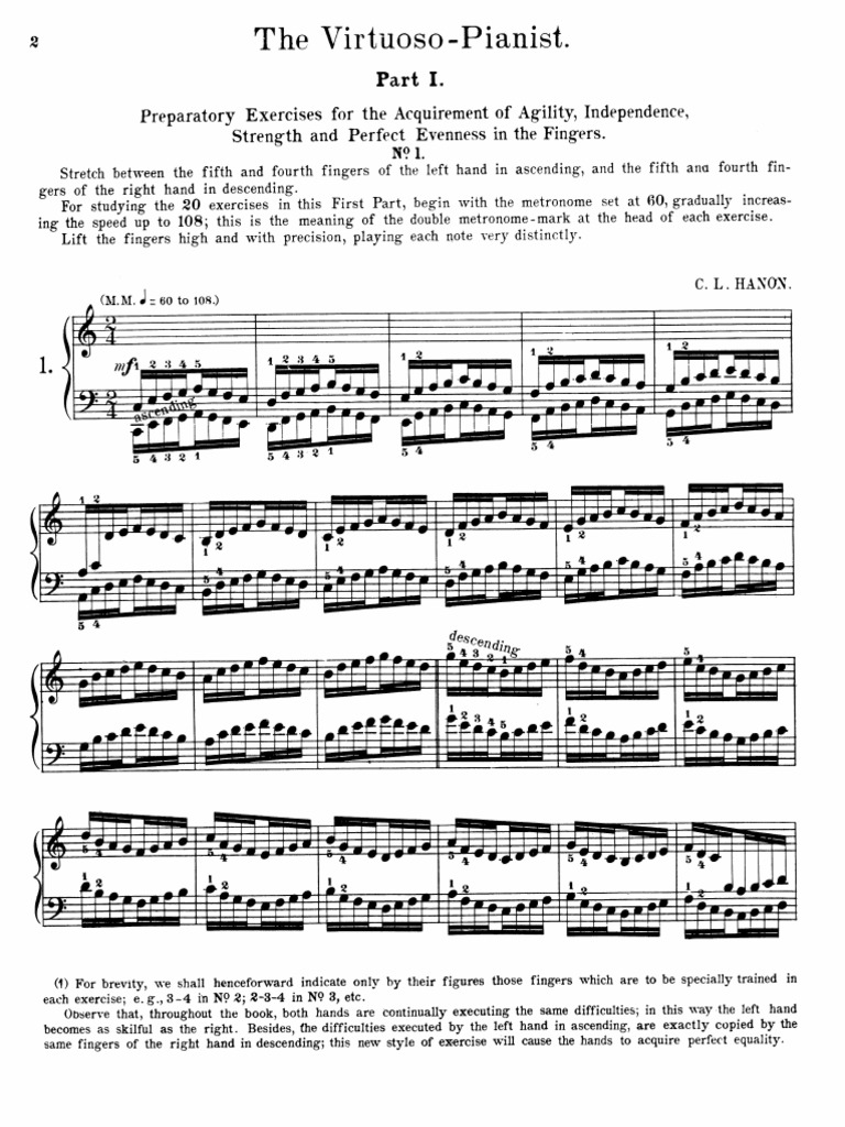 Imslp91547 Pmlp03129 Hanon Final | PDF