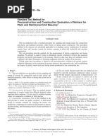 ASTM C270 | Mortar (Masonry) | Cement