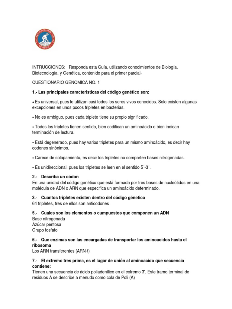 Análisis de un cuestionario sobre conceptos básicos de genética y ... Análisis de un cuestionario sobre conceptos básicos de genética y ...