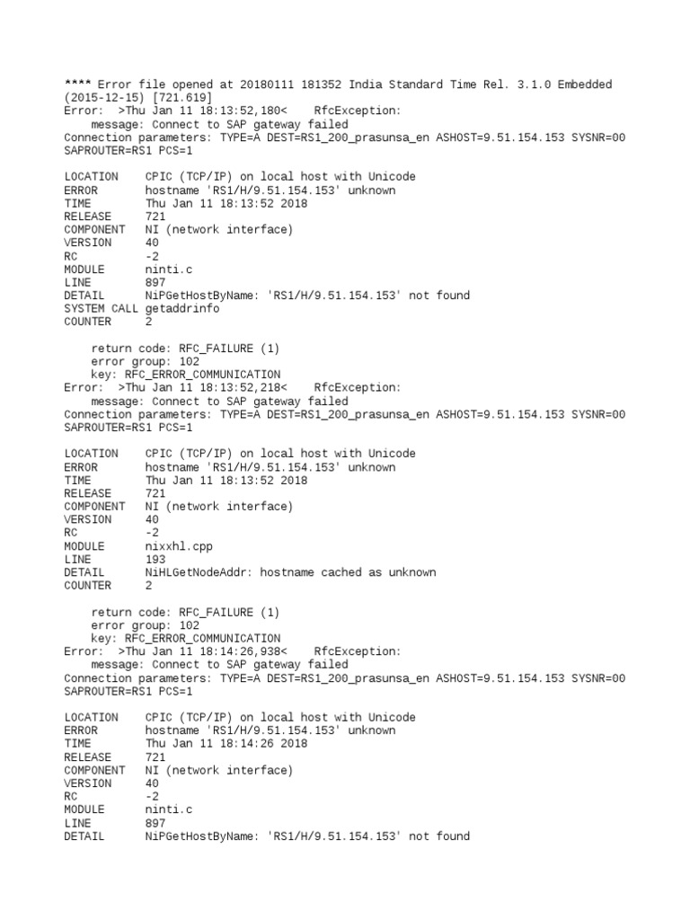 Dev Jco RFC - Og | PDF