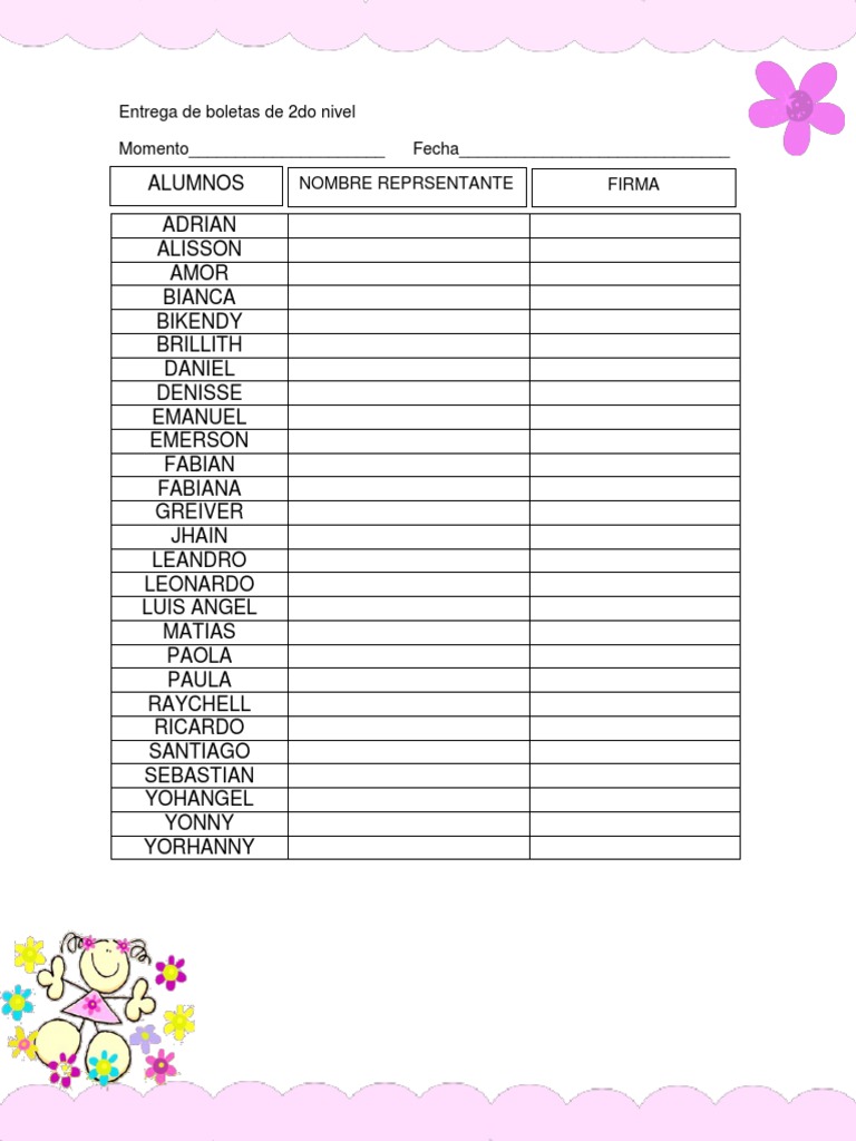 Formato de Entrega de Boletas | PDF