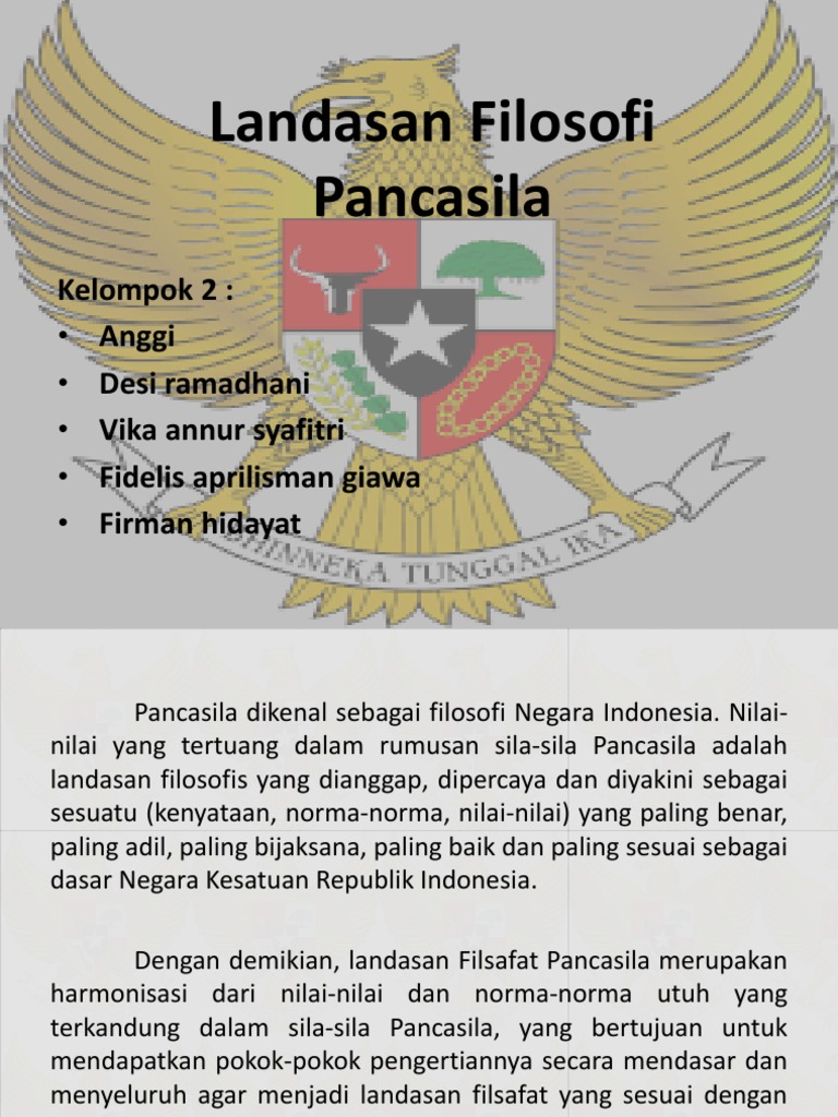 Filosofi Pancasila Kelompok 2 | PDF