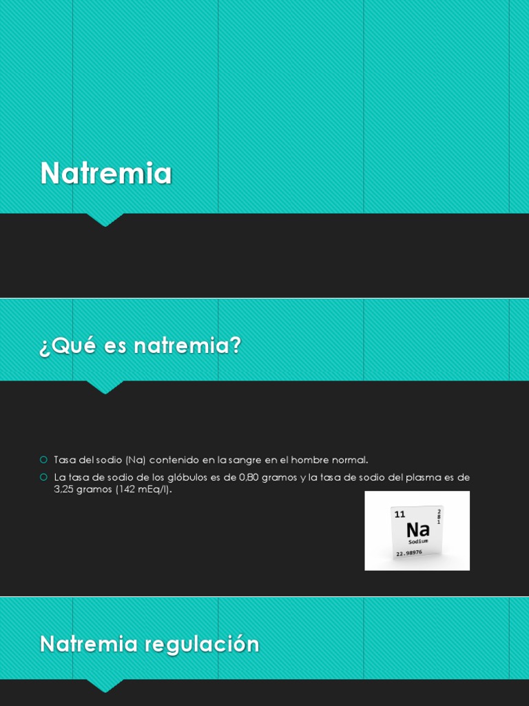 Natremia e Hiponatremia | PDF | Sodio | Medicina CLINICA