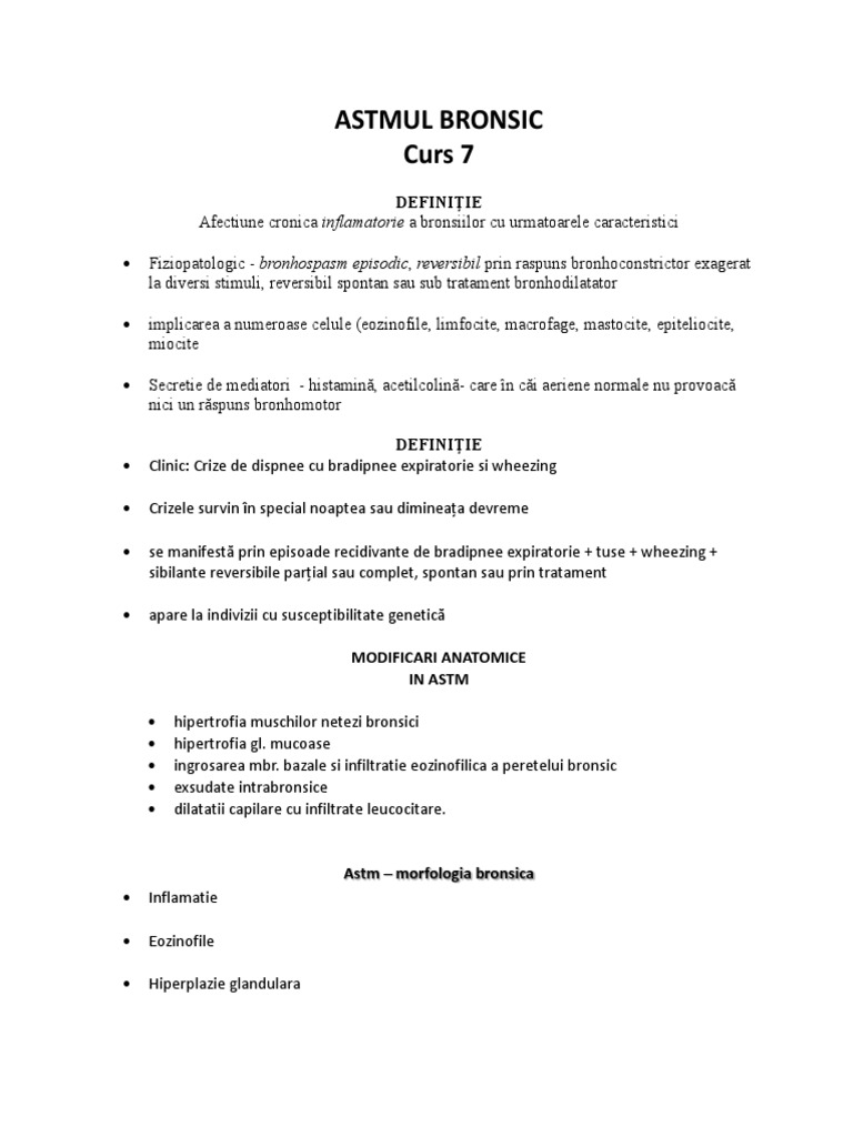 Astmul Bronsic | PDF