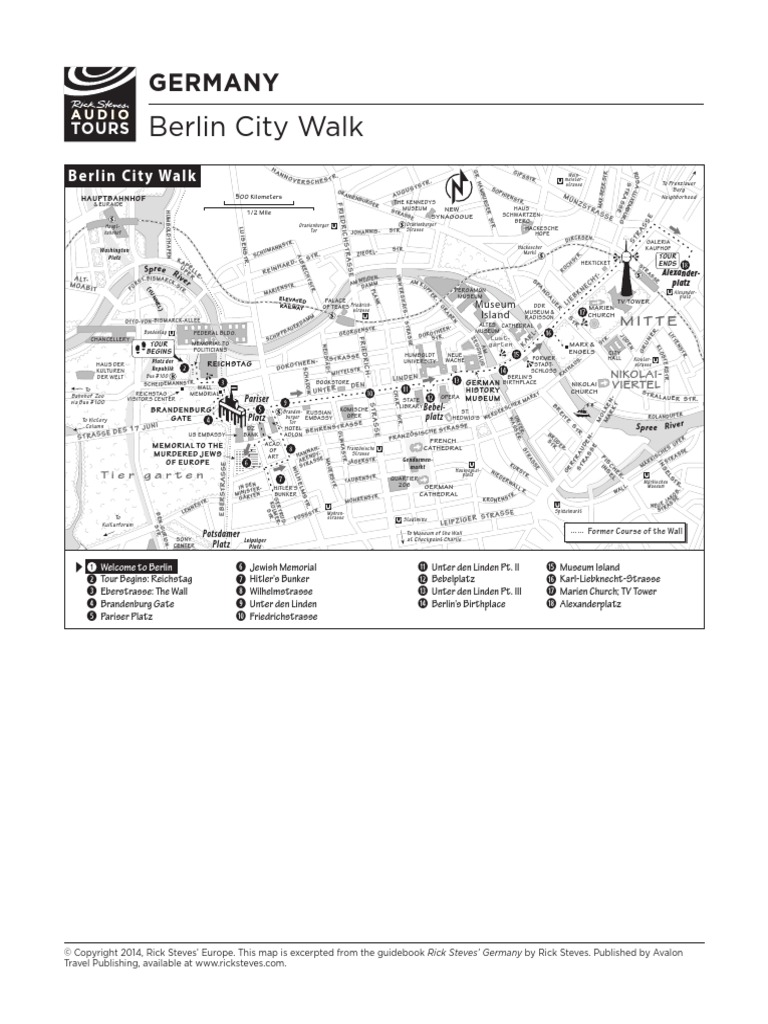 Berlin City Walk Map | PDF