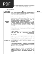 Emcee Script For Singing Competition | PDF