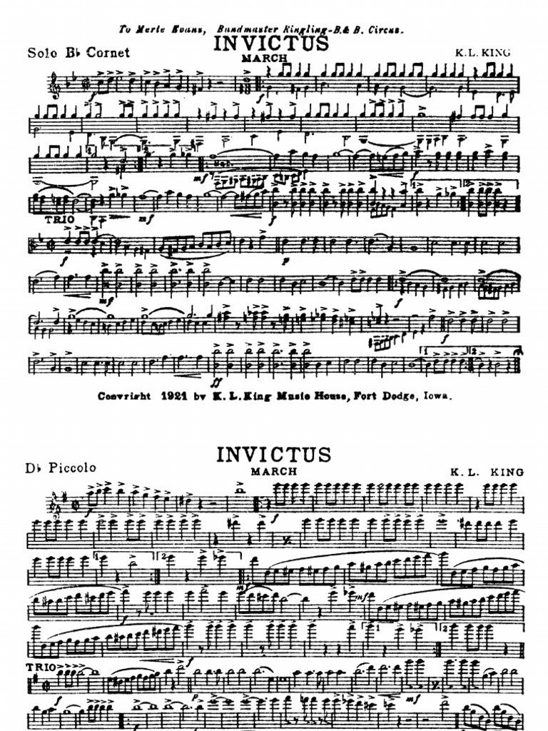 Invictus March | Music Technology | Woodwind Instruments | Free 30-day ...