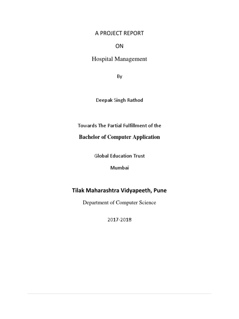 Hospital Management System | PDF | Relational Database | Relational Model