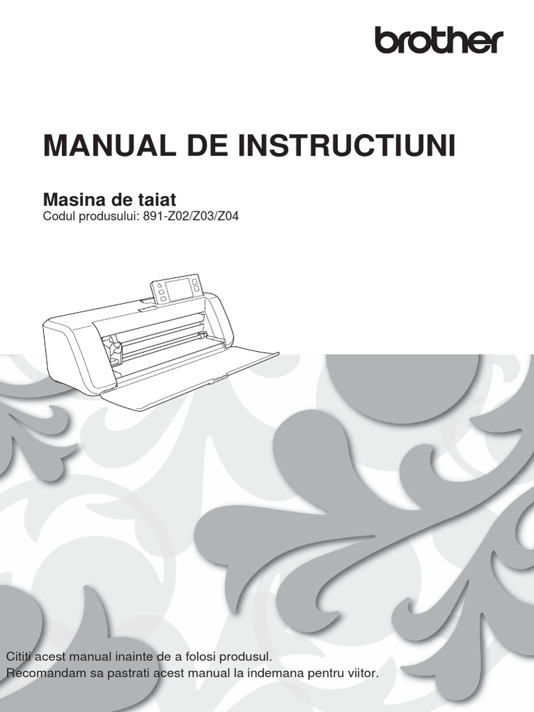 Manual de Instructiuni CM 900 | PDF