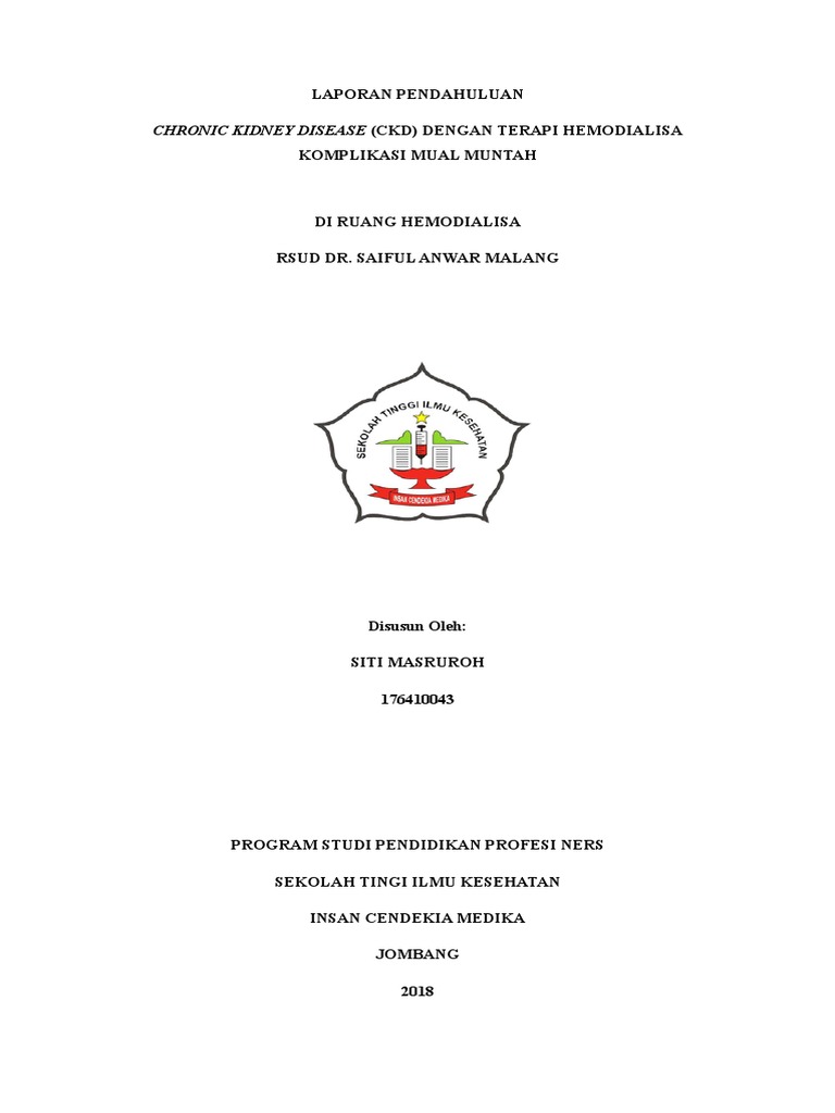 LP CKD Print | PDF | Chronic Kidney Disease | Renal Function