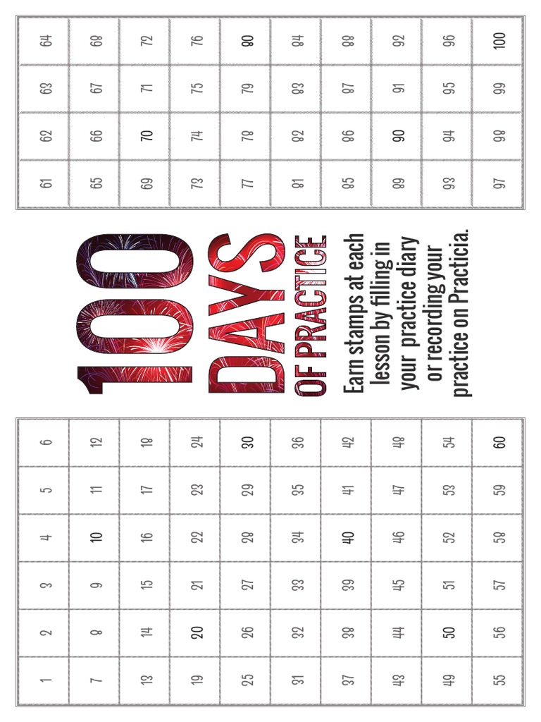 100 Days of Practice | PDF | Piano | Music Theory