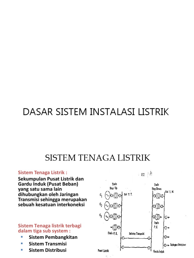 Sistem Instalasi Listrik Industri | PDF