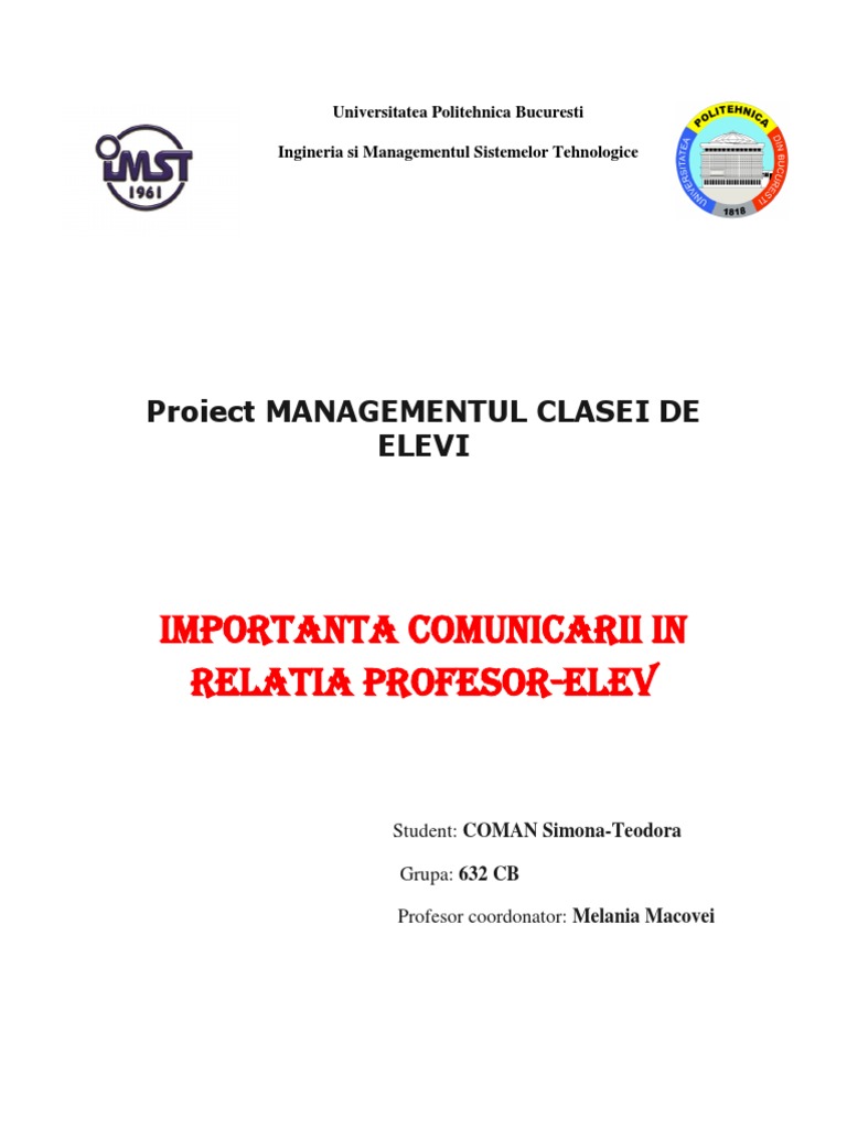 Comunicación en la relación profesor-elev | PDF | Crecimiento personal ...
