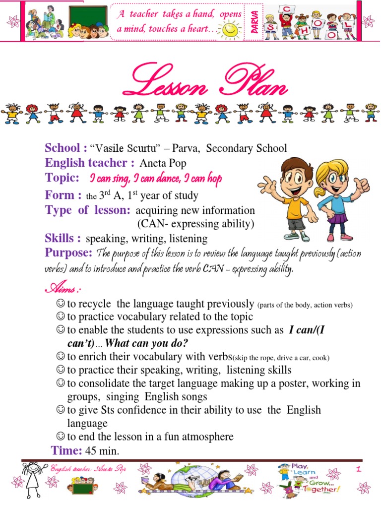 I Can Sing Dance Hop Anneta CERC | PDF | Singing | Leisure