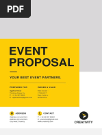 Early Event Planning Template | PDF | Charitable Organization | Business