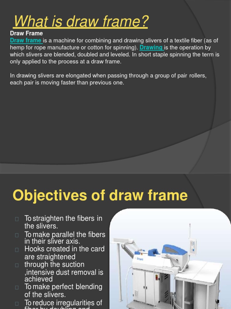 What Is Draw Frame? | PDF | Computers