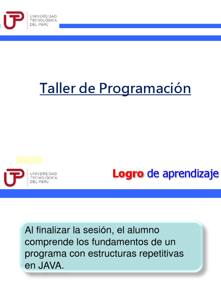Fundamentos de Estructuras Repetitivas en JAVA | PDF | Programa de computadora | Programación