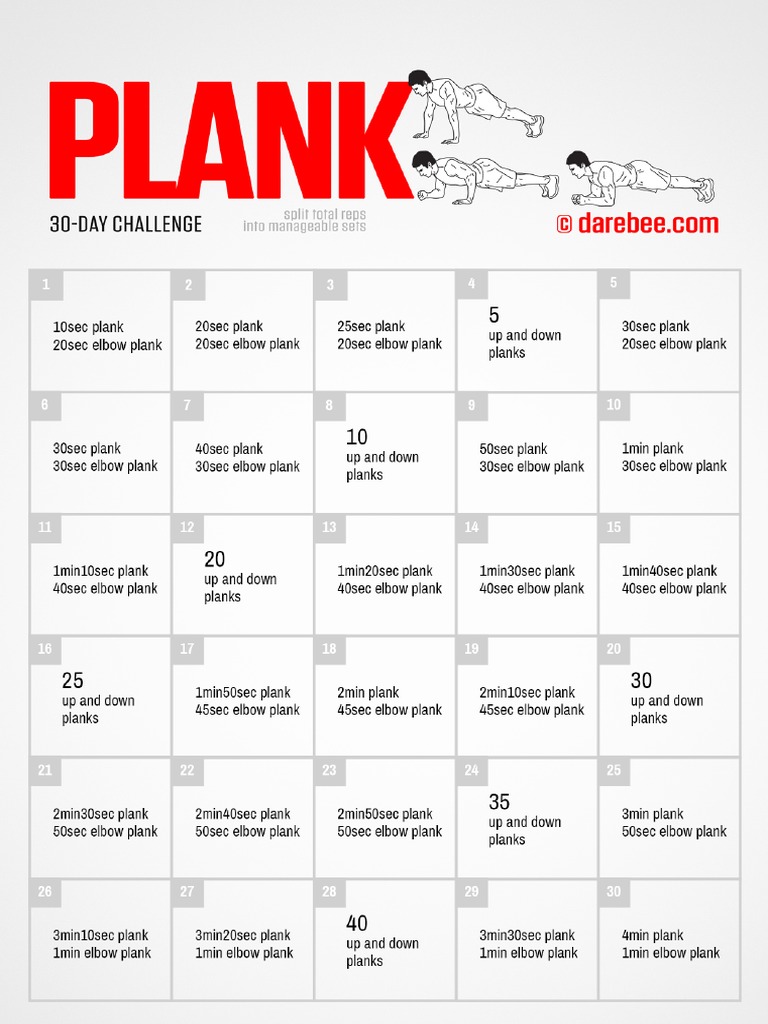Plank Challenge PDF