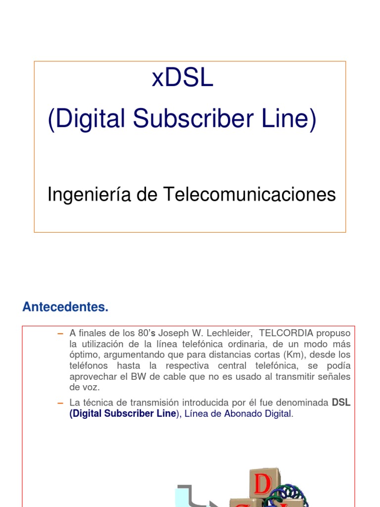 00000red Acceso XDSL 2018 | PDF | Línea de abonado digital | Módem