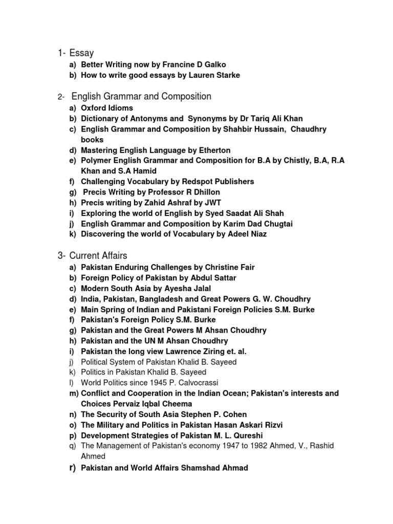 Books List | Download Free PDF | Pakistan | Religion And Belief