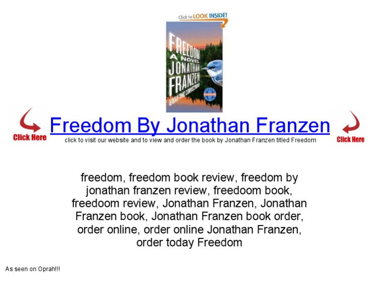 Freedom by Jonathan Franzen Overview | PDF