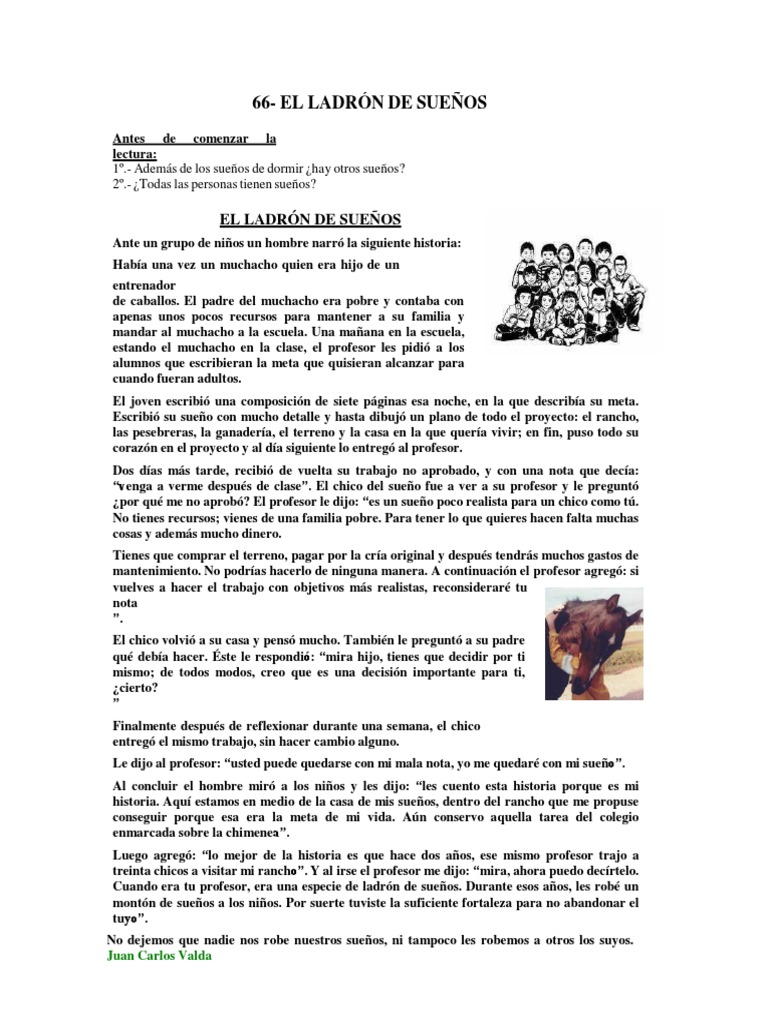 Los Sueños Imprimir Pdf Ocio