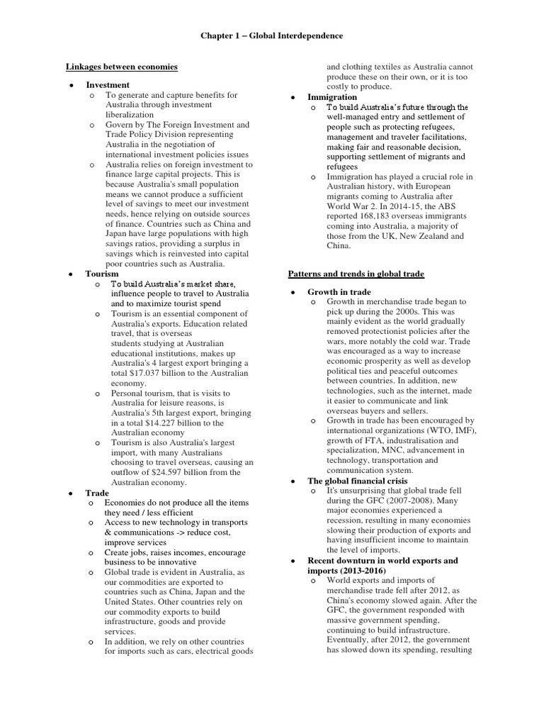 Flashcard - Chapter 1 | PDF | Recession | Australia