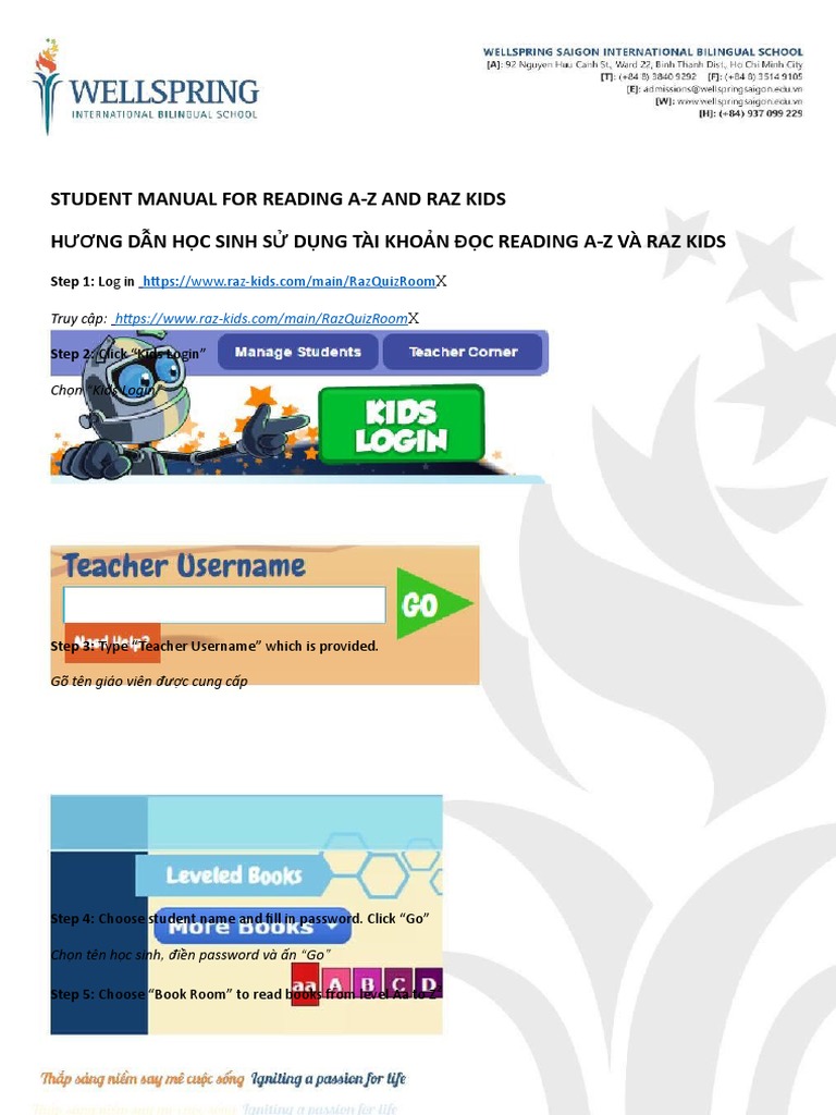 9.reading A-Z - Student Manual | PDF