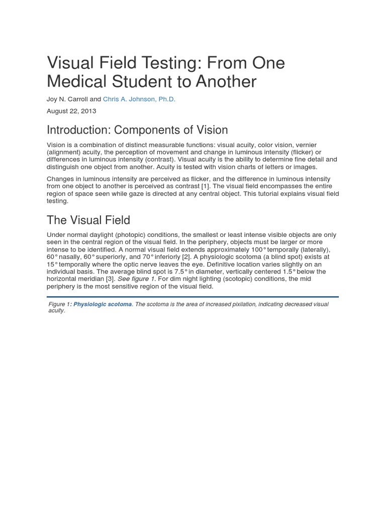 Visual Field Testing | PDF | Retina | Visual System