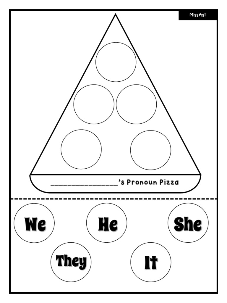 Pronoun Pizza | PDF