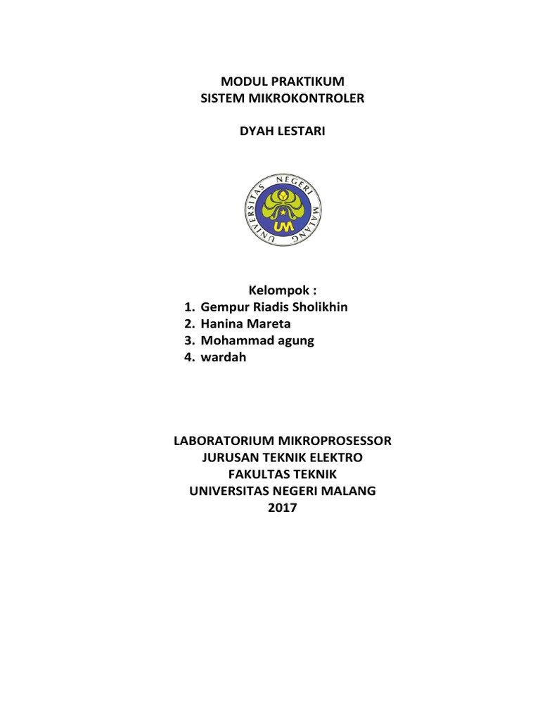 Modul Praktikum Mikrokontroler | PDF