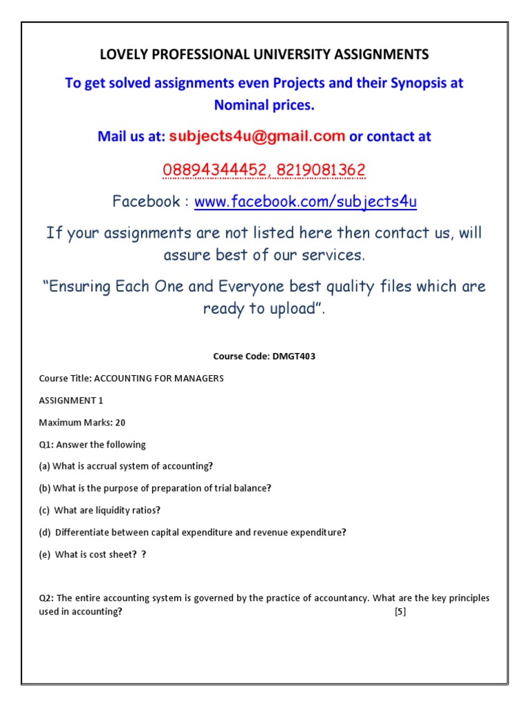 Lpu Mba Bba Solved Assignments 2018 Pdf Monopoly Swap Finance