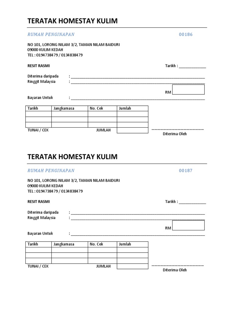 Resit Homestay | PDF