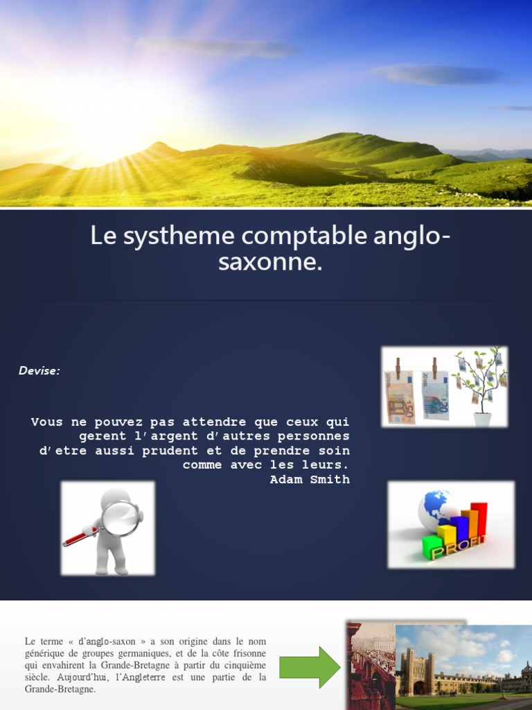 Système Comptable Anglo-Saxon | PDF | Bilan comptable | Comptabilité