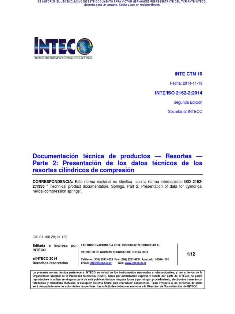 Copia de Inte Iso 2162-2 2014 | PDF