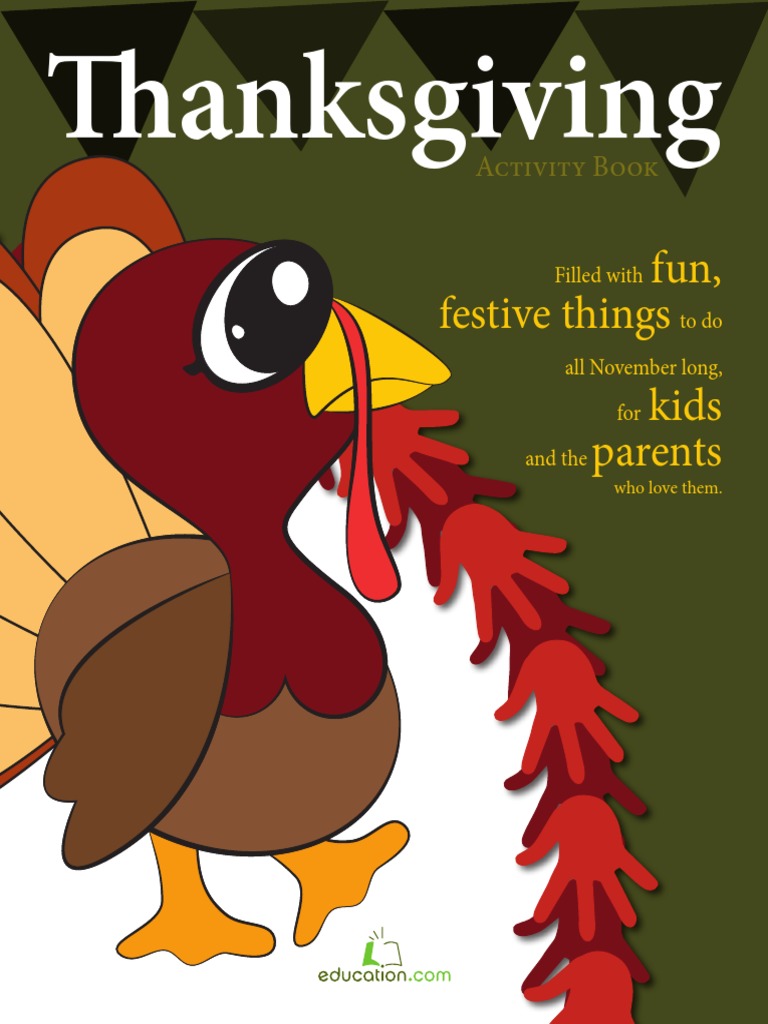 Thanksgiving Activity Book | PDF | Time Management | Professional Skills