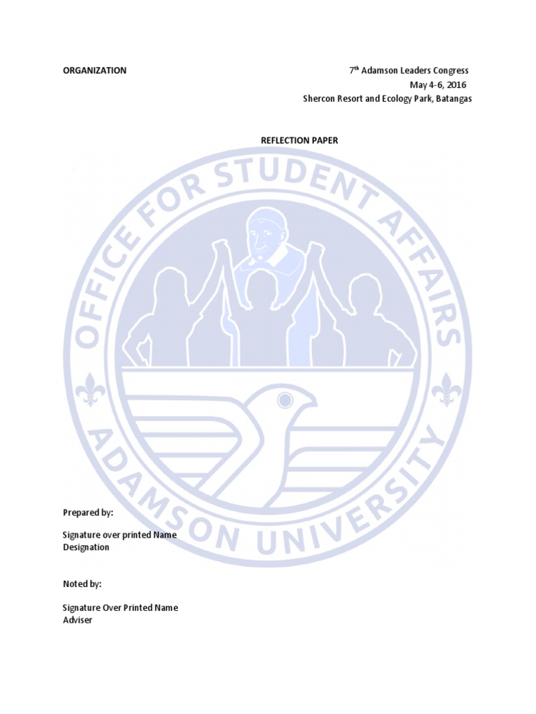 Reflection - Paper - Docx Filename UTF-8''Reflection Paper | PDF