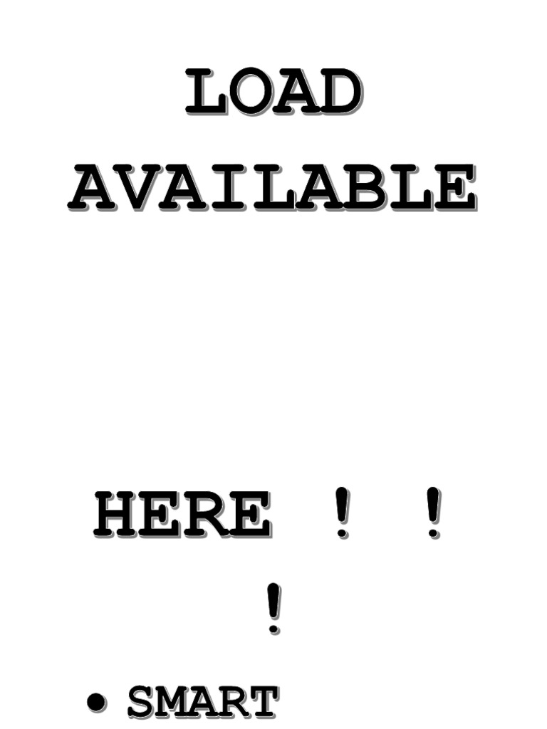 Load Available Here222 | PDF