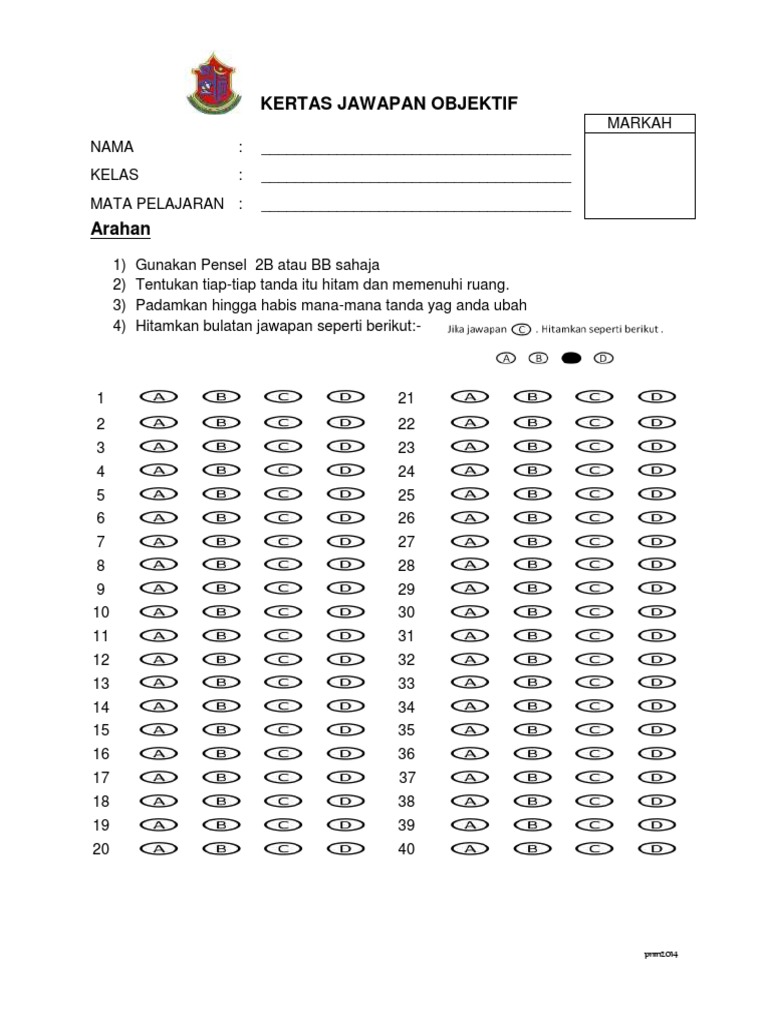 Kertas Omr | PDF