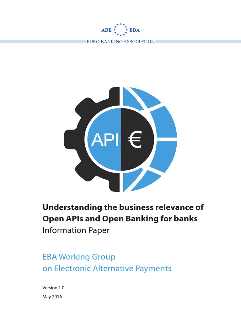 Understanding The Business Relevance of Open Apis and Open Banking For ...