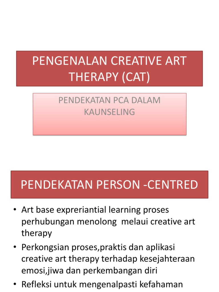 Pengenalan Creative Art Therapy (Cat) | PDF