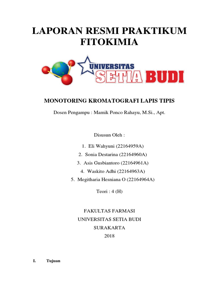 Laporan Praktikum KLT Fitokimia | PDF