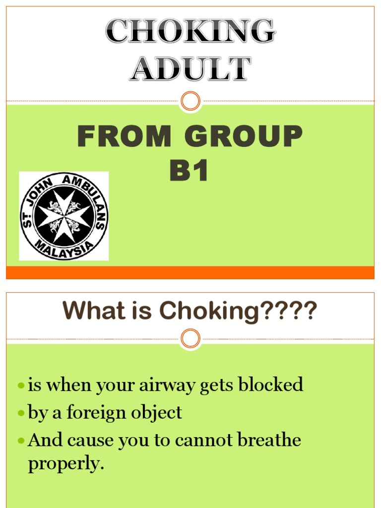 Choking | PDF