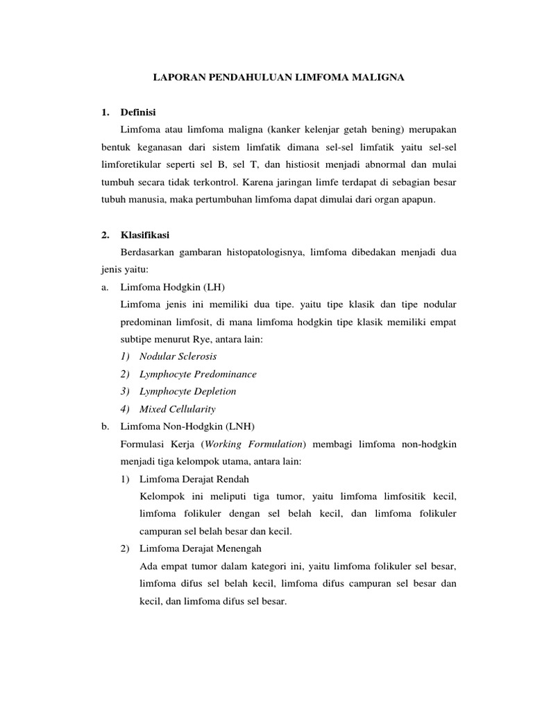 LP Limfoma Maligna | PDF