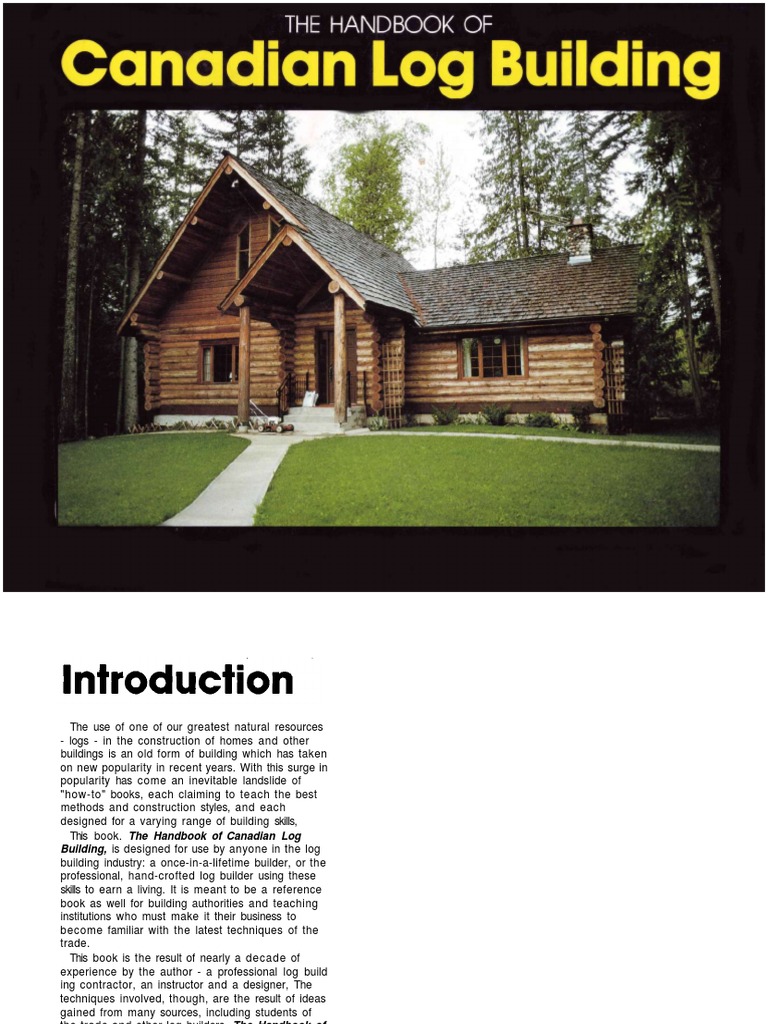 Canadian Log Building | PDF